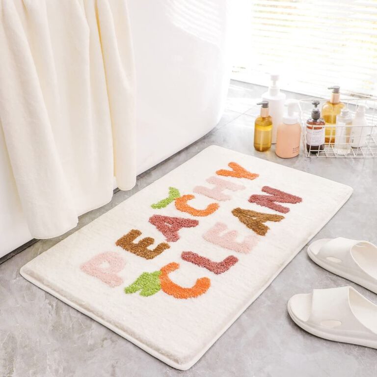 Peachy Clean Bath Mat